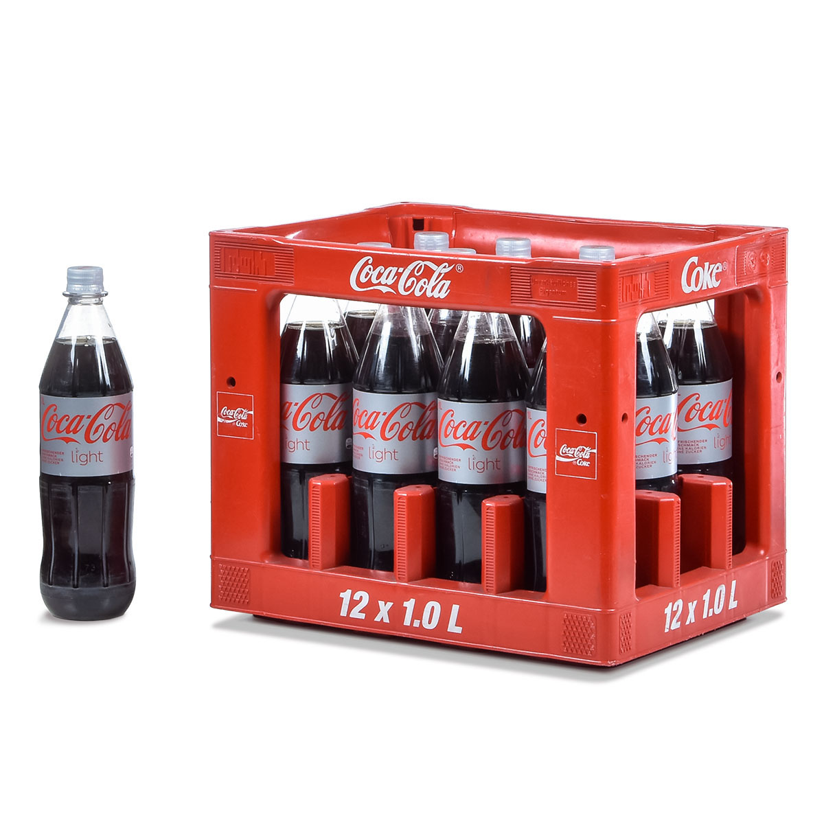 Coca-Cola light 12 x 1l online bestellen | getraenkedienst.com