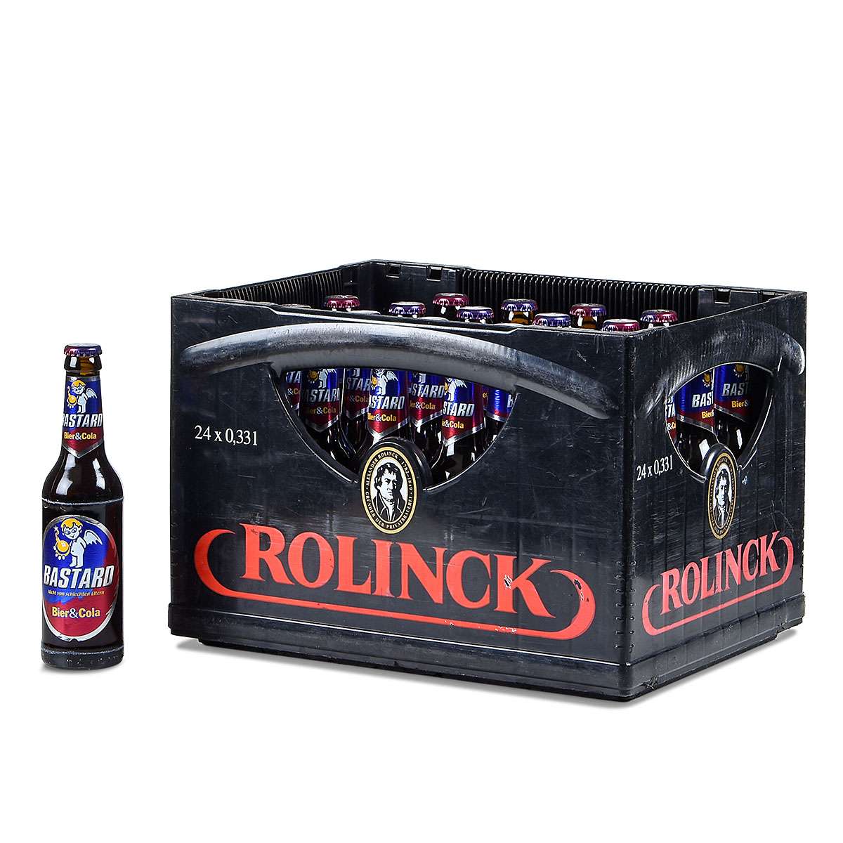 Rolinck Bastard Bier&Cola 24 x 0,33l | getraenkedienst.com