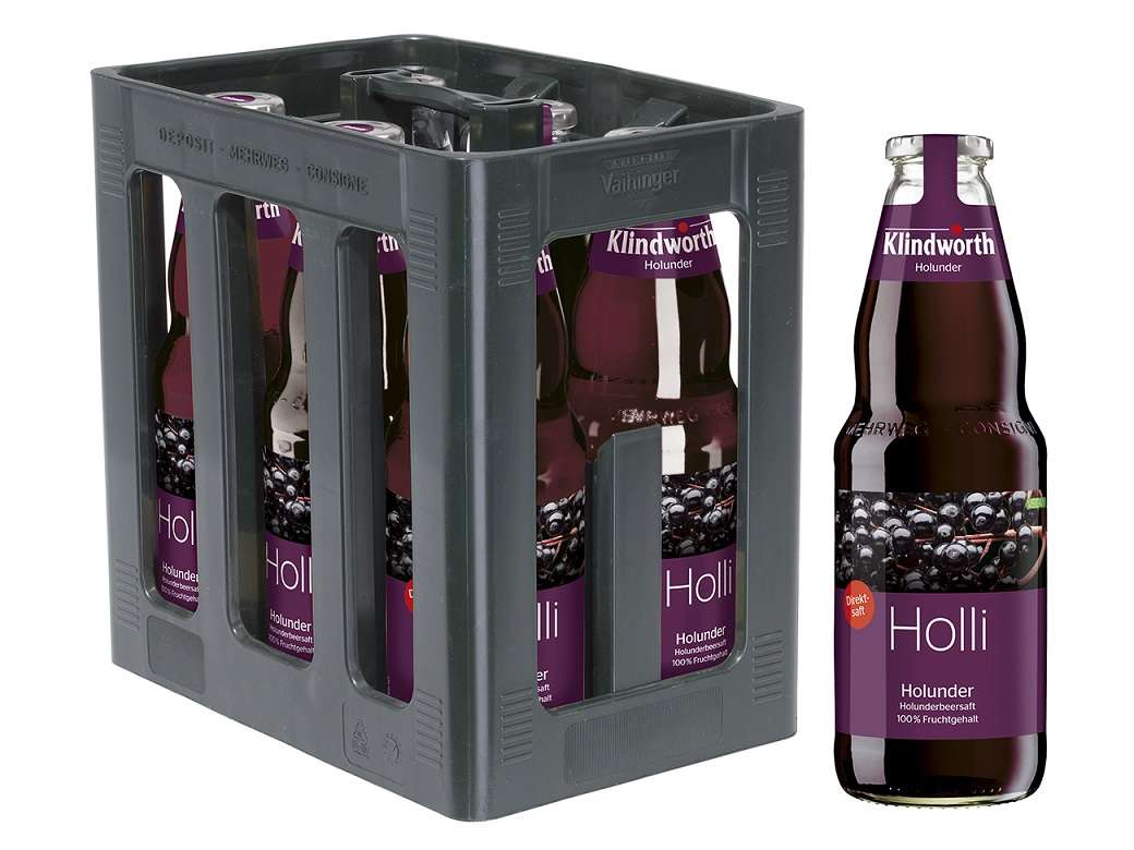 Klindworth Holunderbeersaft 6 x 1l | getraenkedienst.com