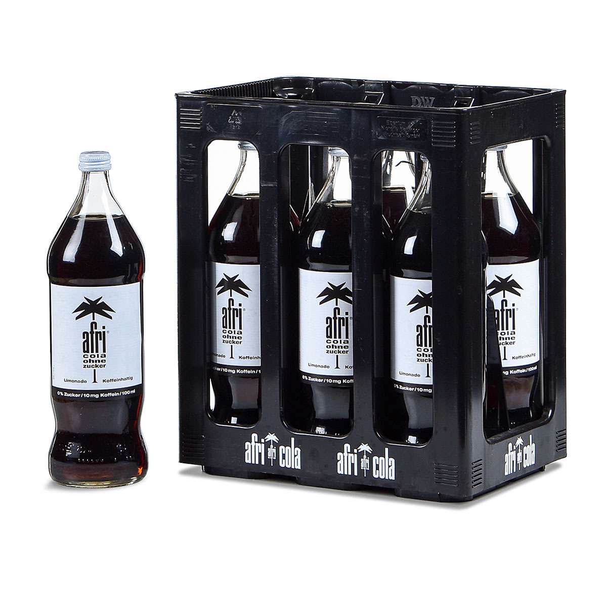 Afri Cola ohne Zucker 6 x 1l online bestellen | getraenkedienst.com