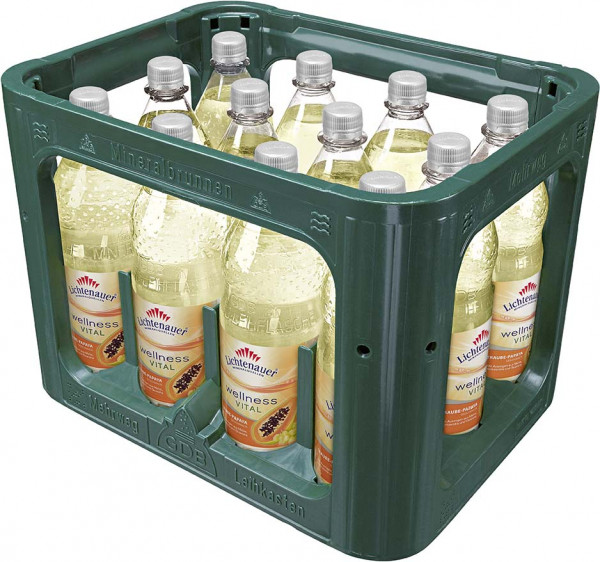 Lichtenauer Mineralquellen Wellness Vital 12 x 1l | getraenkedienst.com