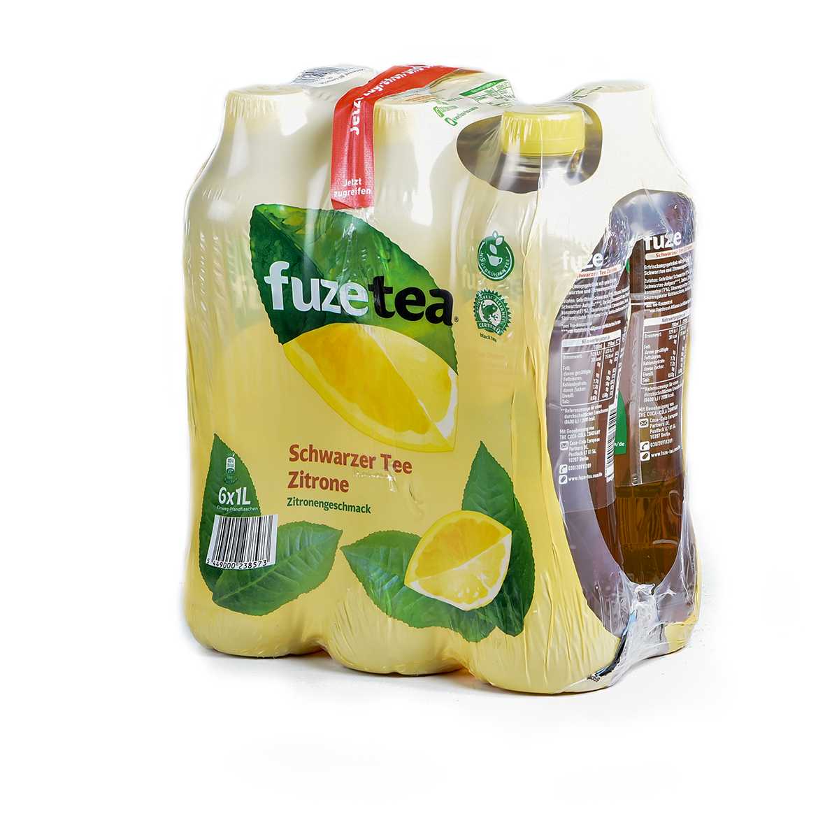 Fuze Tea Schwarzer Tee Zitrone 6 x 1l | getraenkedienst.com