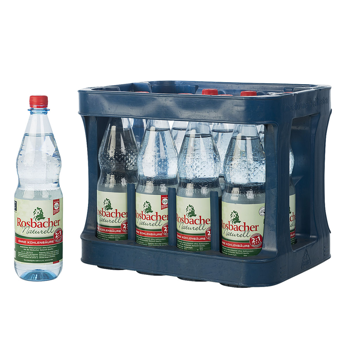 Rosbacher Naturell 12 x 1l online bestellen | getraenkedienst.com