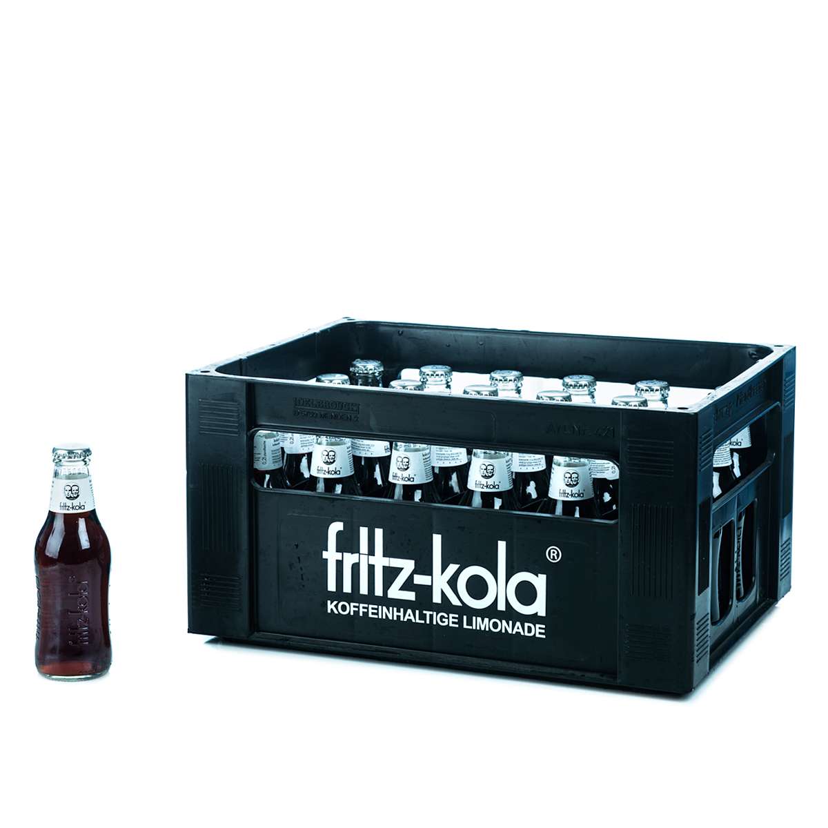 Fritz-kola Zuckerfrei 24 x 0,2l Glas | getraenkedienst.com