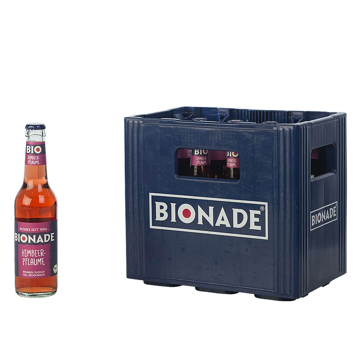 Bionade Himbeer-Pflaume 12 x 0,33l | getraenkedienst.com
