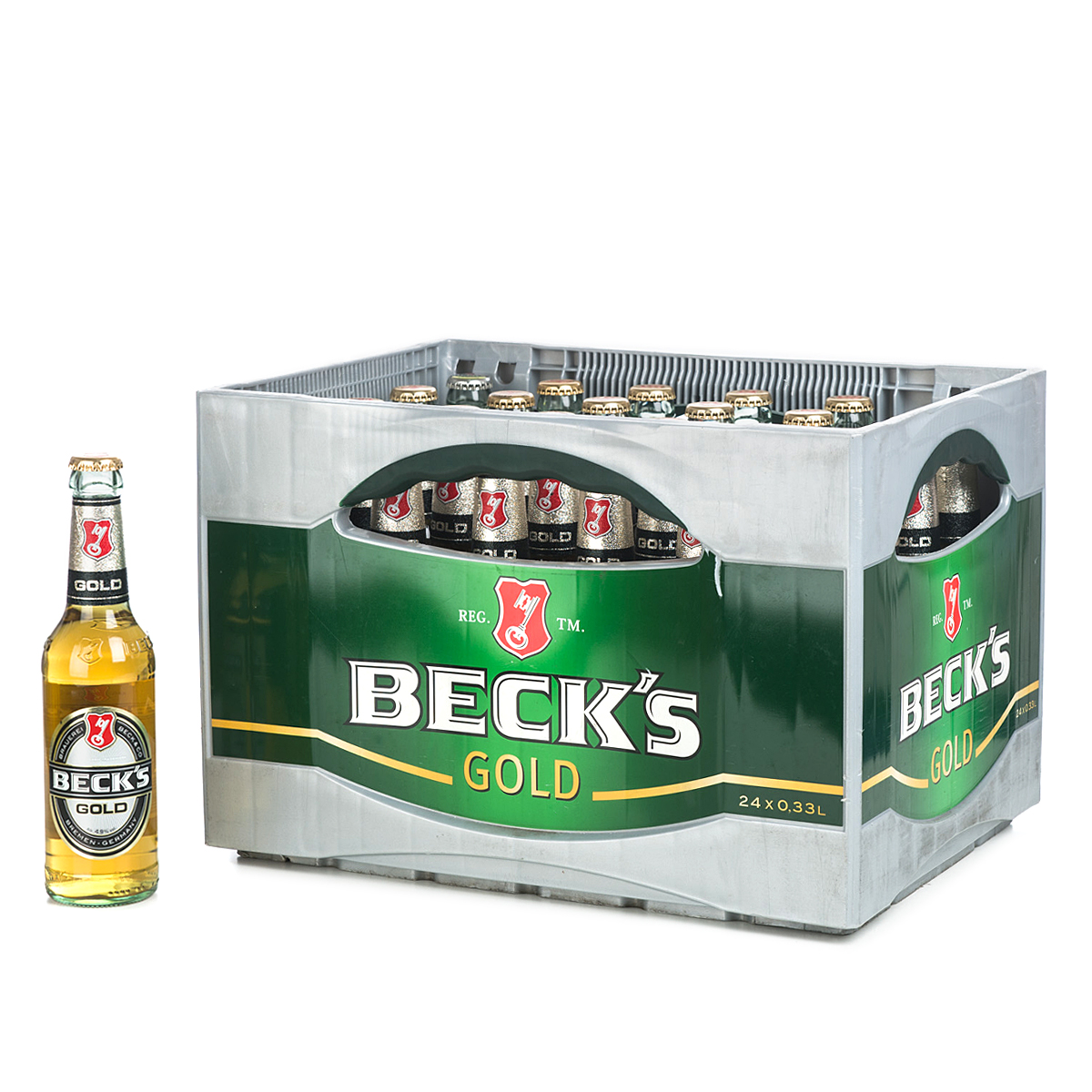 Becks Gold 24 x 0,33l online bestellen | getraenkedienst.com