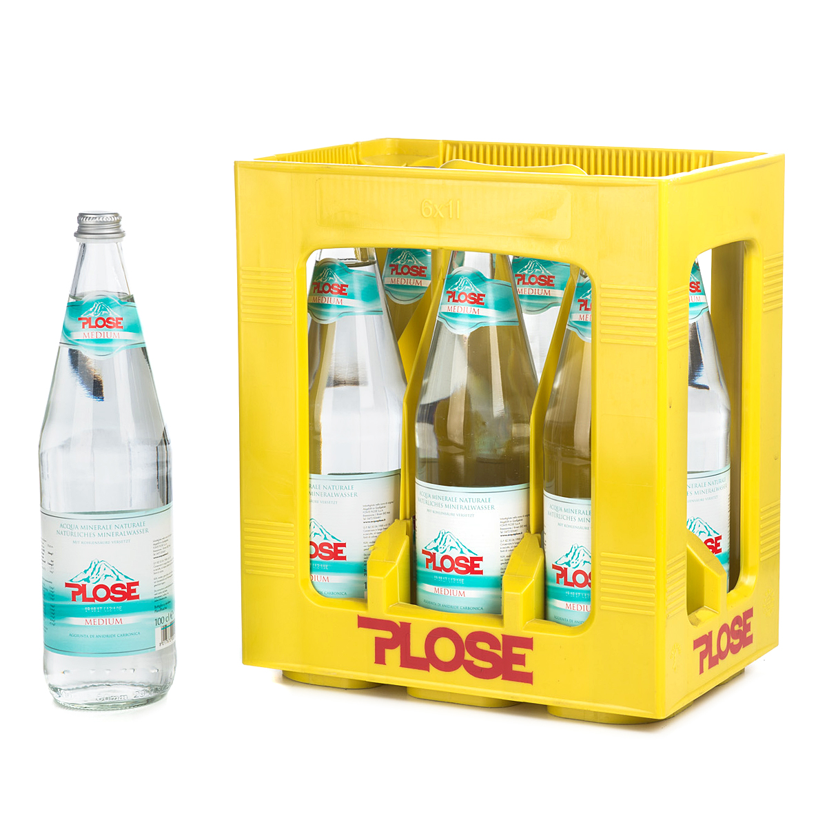 Plose Medium 6 x 1l online bestellen | getraenkedienst.com