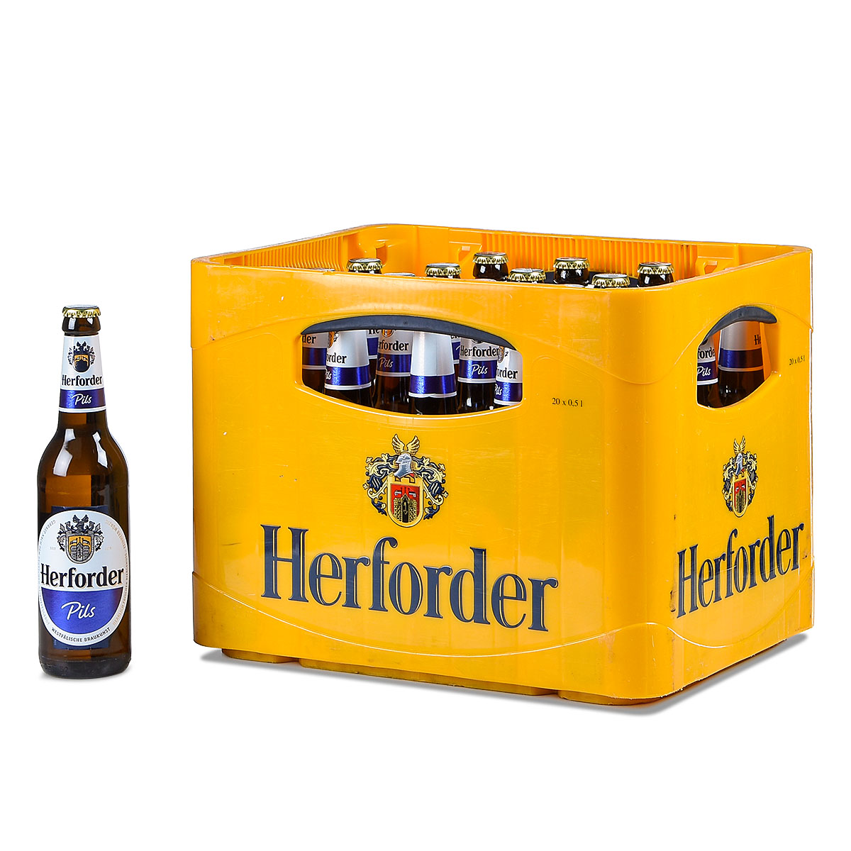 Herforder Pils 20 x 0,5l online bestellen | getraenkedienst.com