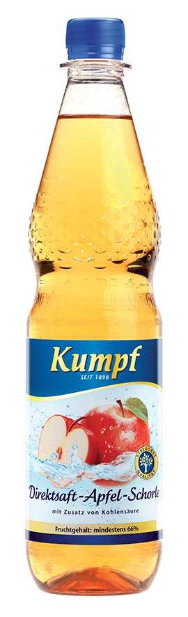 Kumpf Direktsaft Apfel-Schorle 12 x 0,75l | getraenkedienst.com