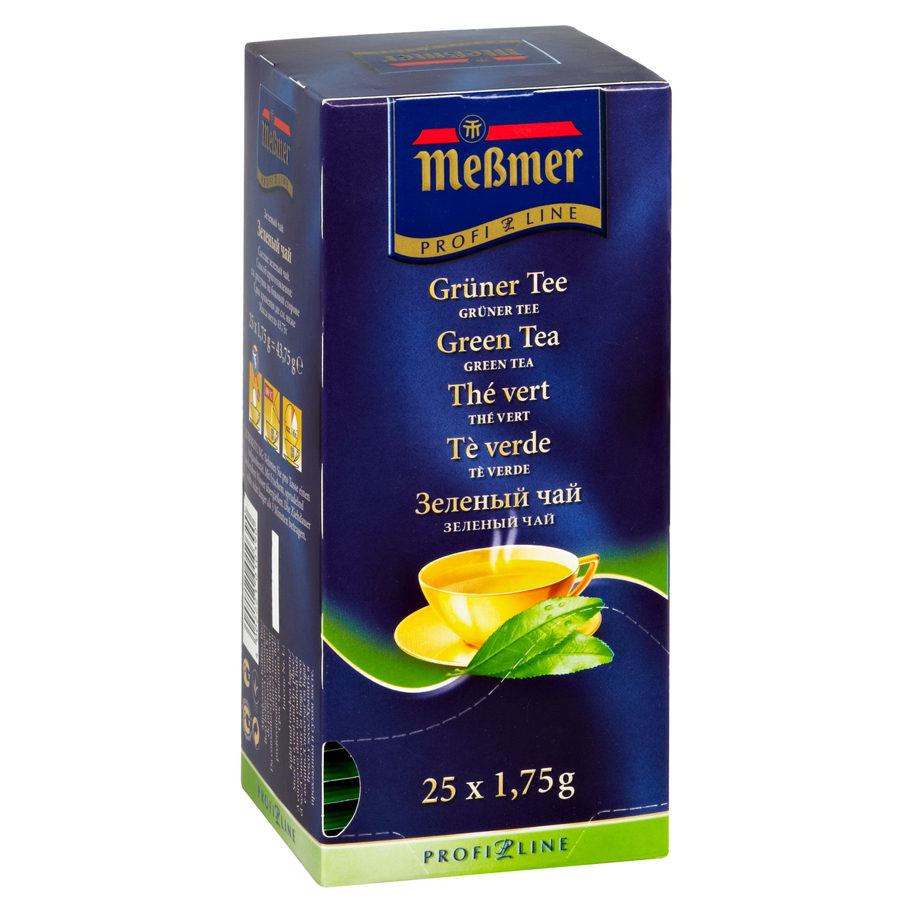 Meßmer Profi-Line Grüner Tee herb-frisch, 25 Teebeutel Packung ...