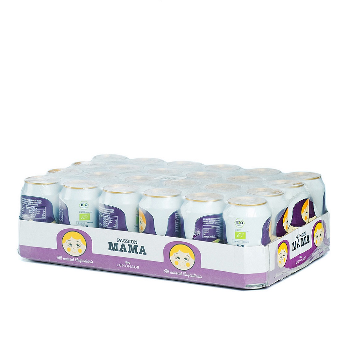 Passion Maracuja Mama Bio Lemonade Dose 24 x 0,33l | getraenkedienst.com