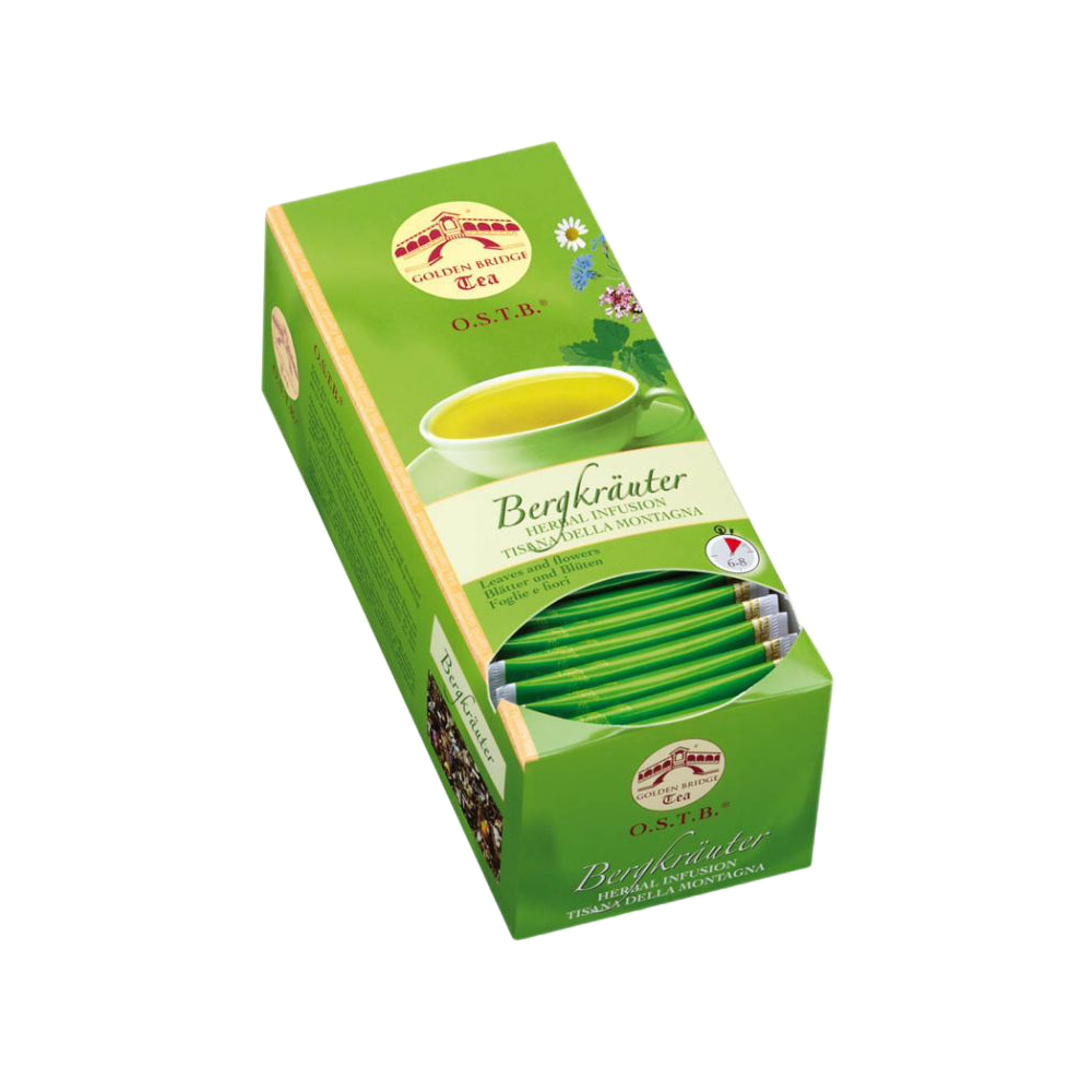 Golden Bridge Tea - Bergkräuter 30 x 1,3g | getraenkedienst.com