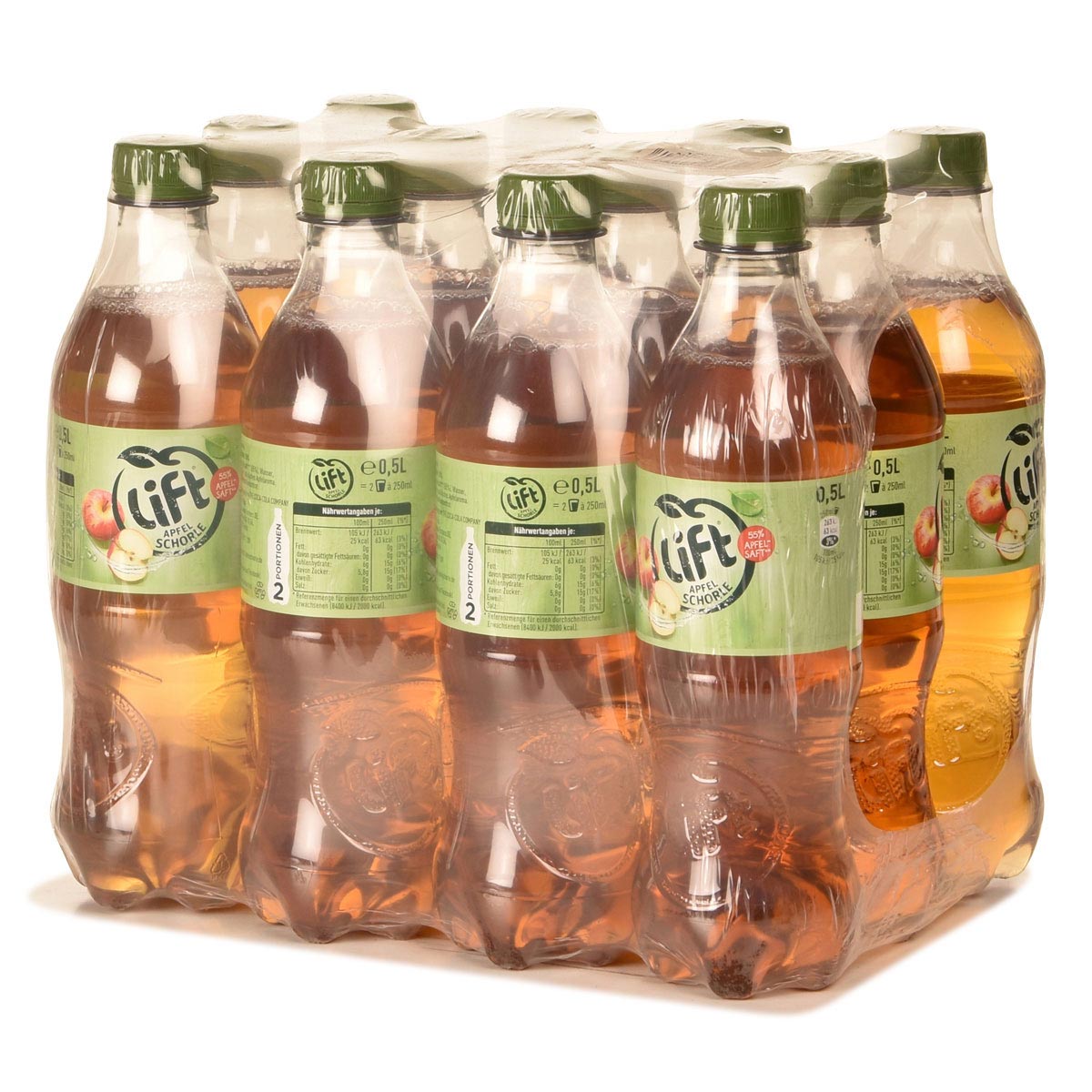 Lift Apfelschorle 12 x 0,5l im Tray | getraenkedienst.com