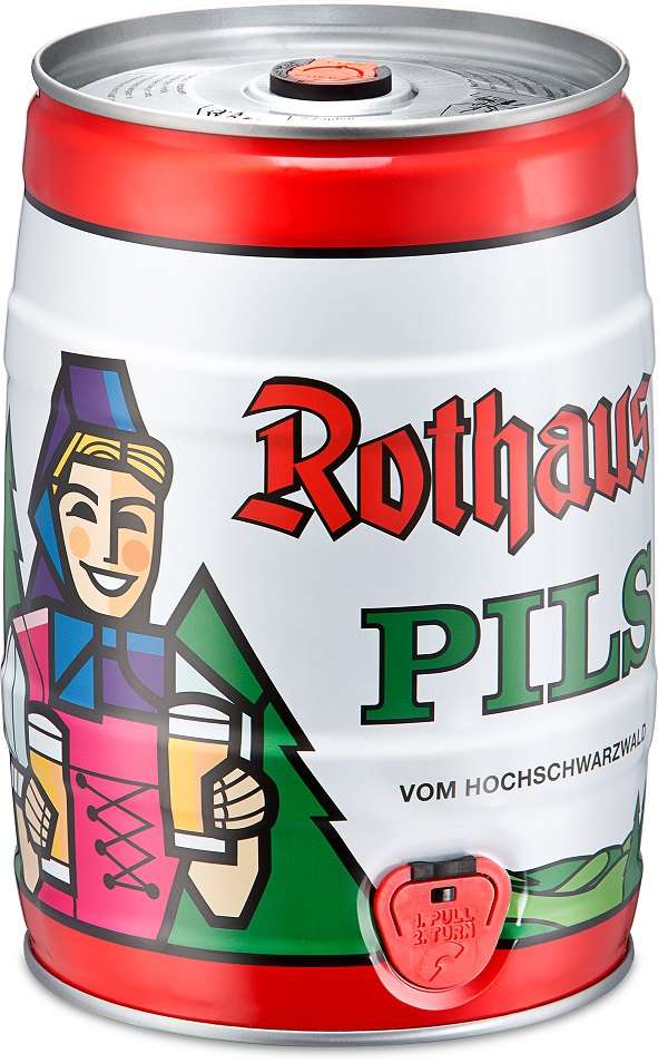 Rothaus Pils 5l zur Lieferung online bestellen | getraenkedienst.com