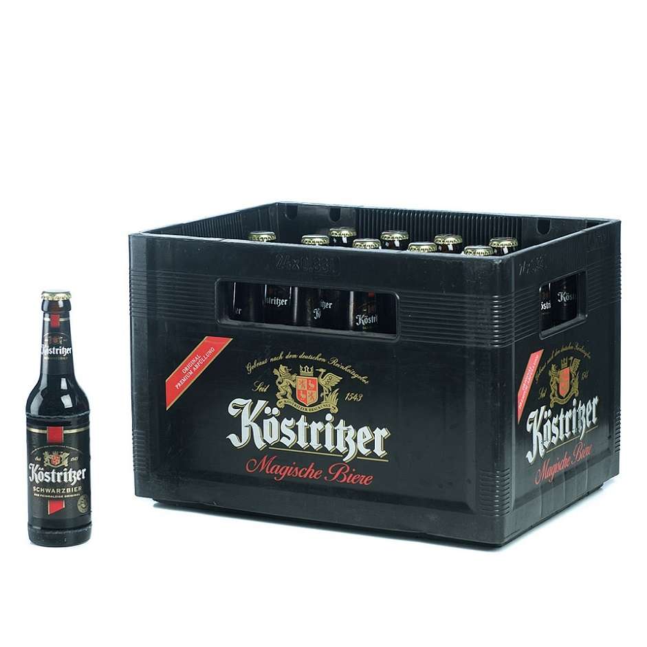 Köstritzer Schwarzbier 24 x 0,33l | getraenkedienst.com