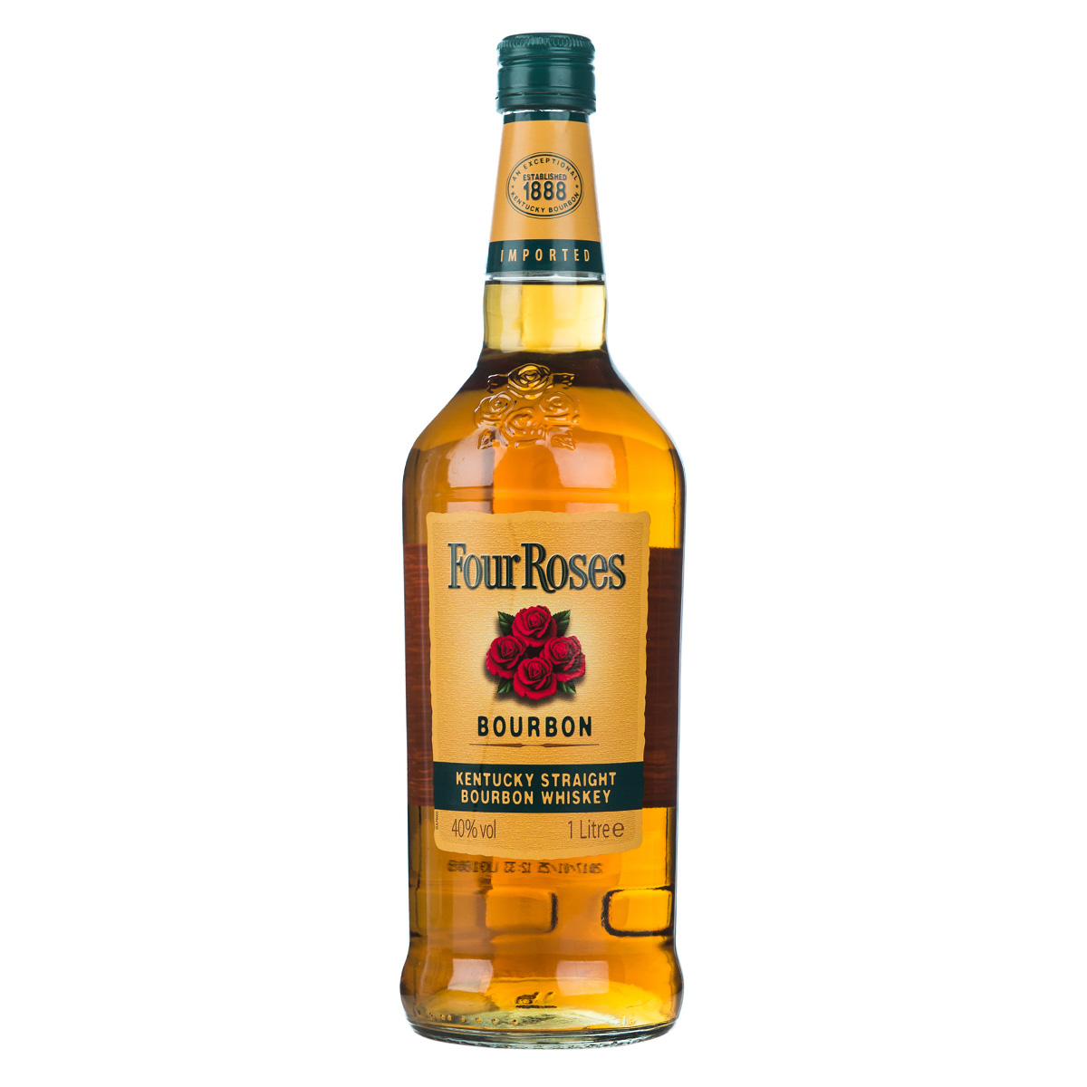 Four Roses Kentucky Straight Bourbon Whiskey 1l | getraenkedienst.com