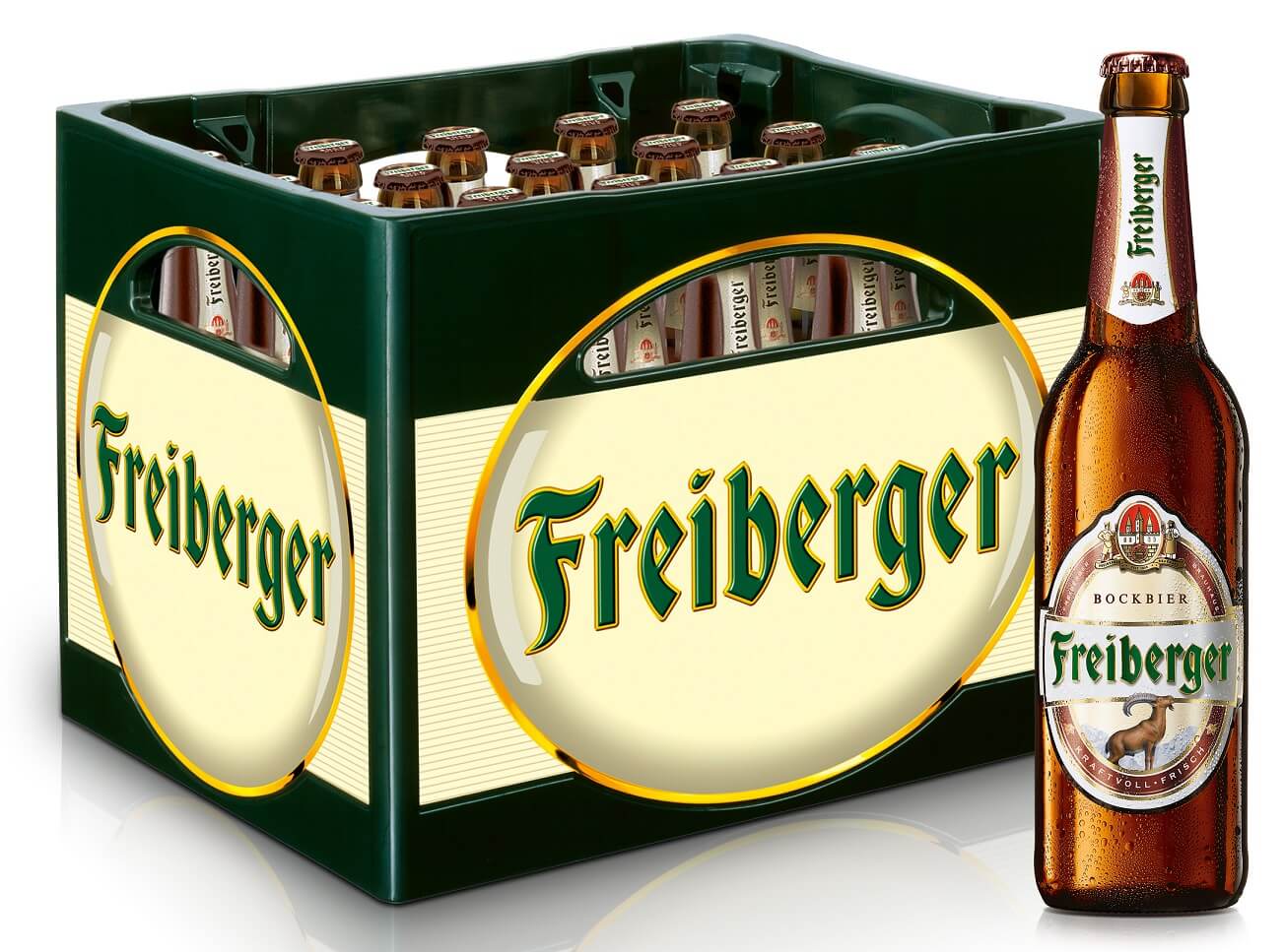 Freiberger Bockbier 20 x 0,5l online bestellen | getraenkedienst.com