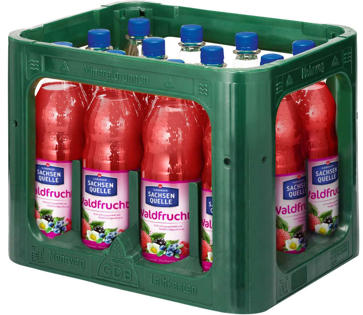 Ileburger Sachsenquelle Waldfrucht 12 x 1l | getraenkedienst.com