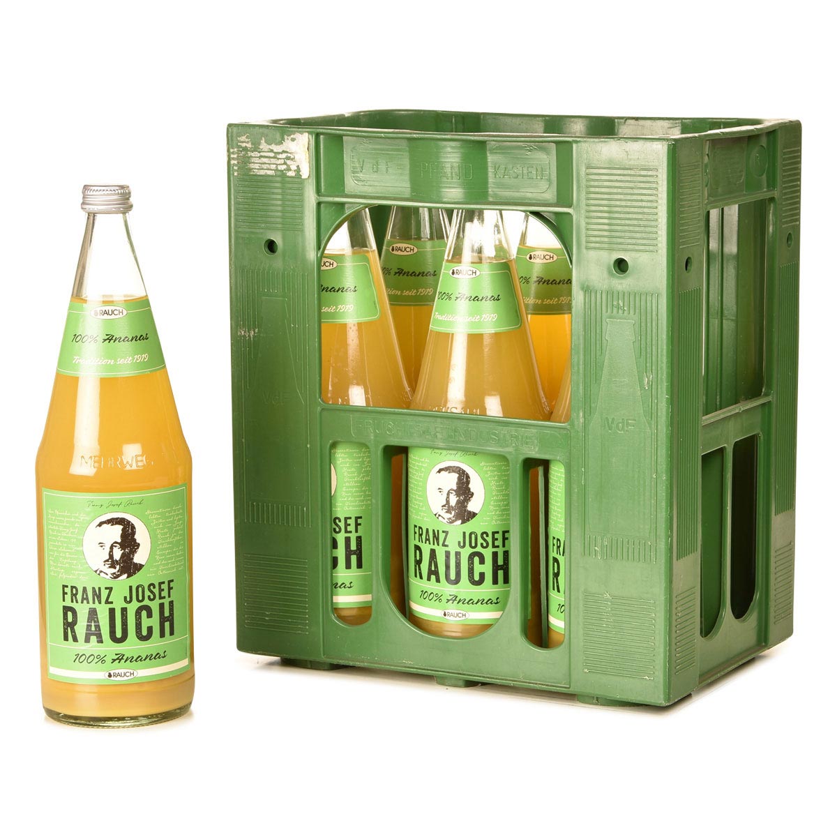 Franz Josef Rauch Ananas 6 x 1l online bestellen | getraenkedienst.com