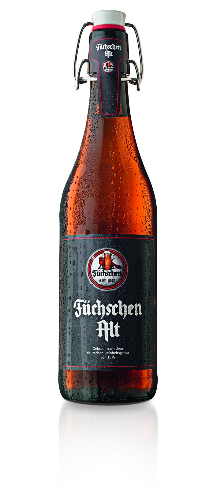 Füchschen Alt Bügelflasche 16 x 0,5l | getraenkedienst.com
