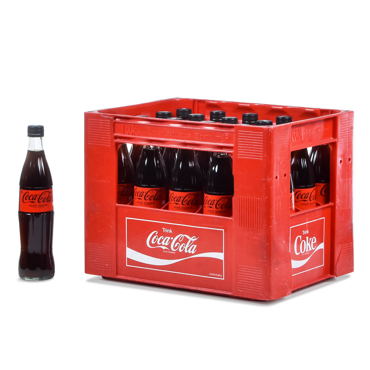 Coca Cola Zero Glazen Fles