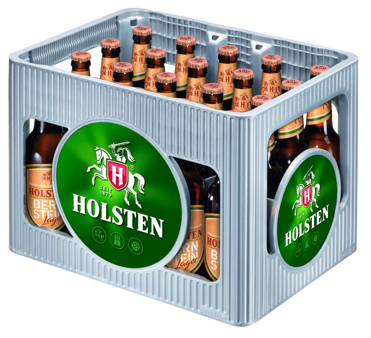 Holsten Bernstein Lager 20 x 0,5l | getraenkedienst.com