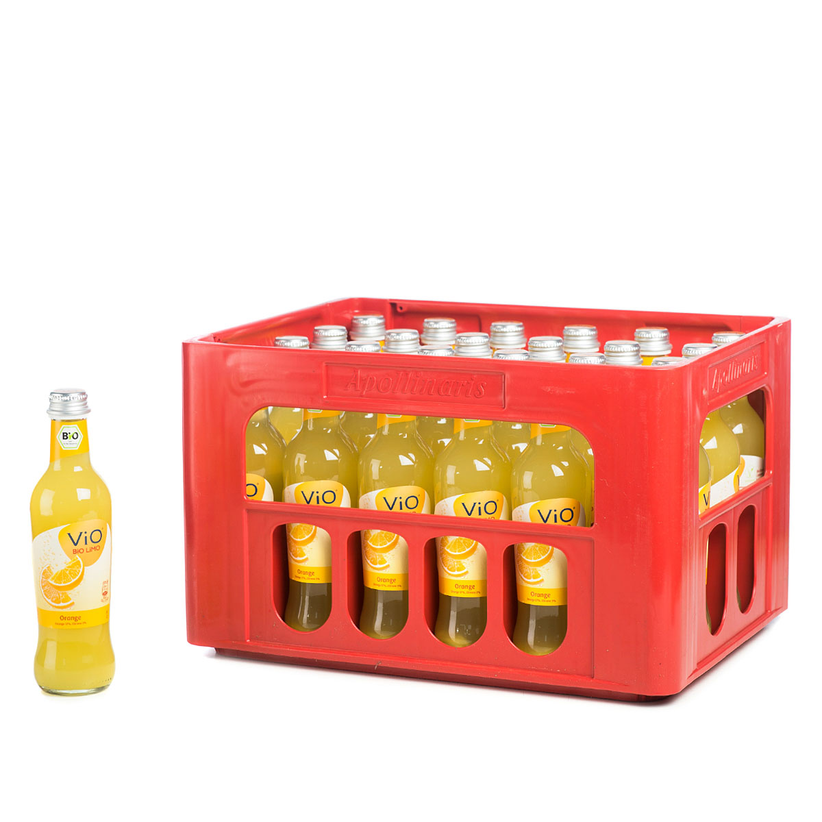 Apollinaris ViO Bio Limo Orange 24 x 0,33l | getraenkedienst.com