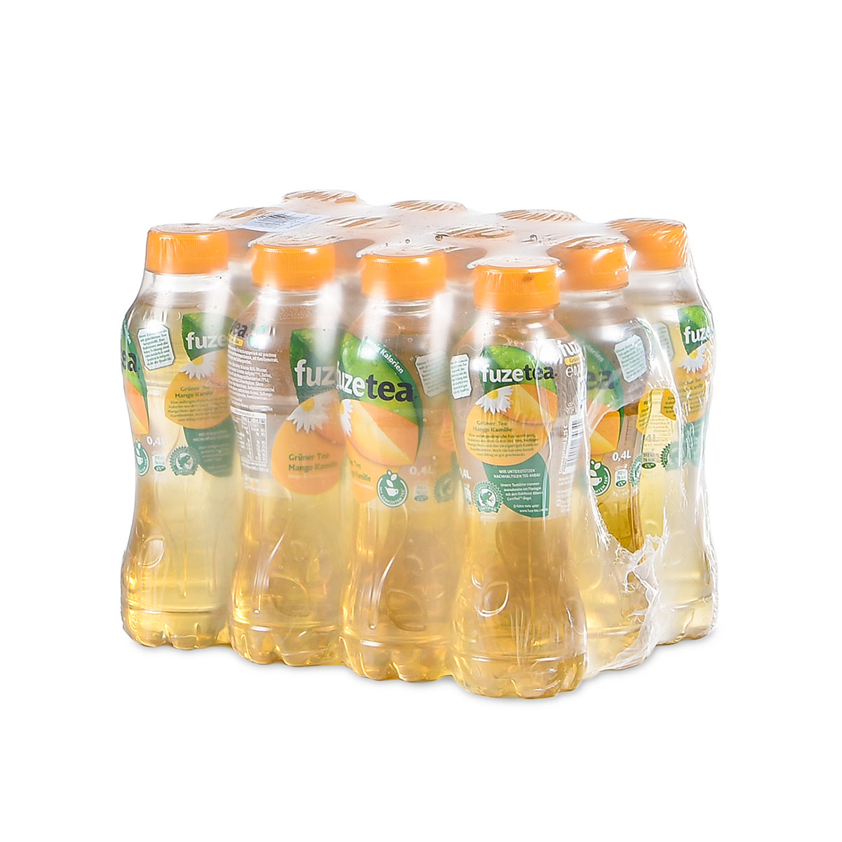 Fuze Tea Grüner Tee Mango Kamille 12 x 0,4l | getraenkedienst.com