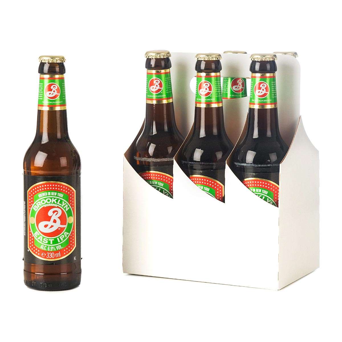 Brooklyn East IPA 6 x 0,33l online bestellen | getraenkedienst.com