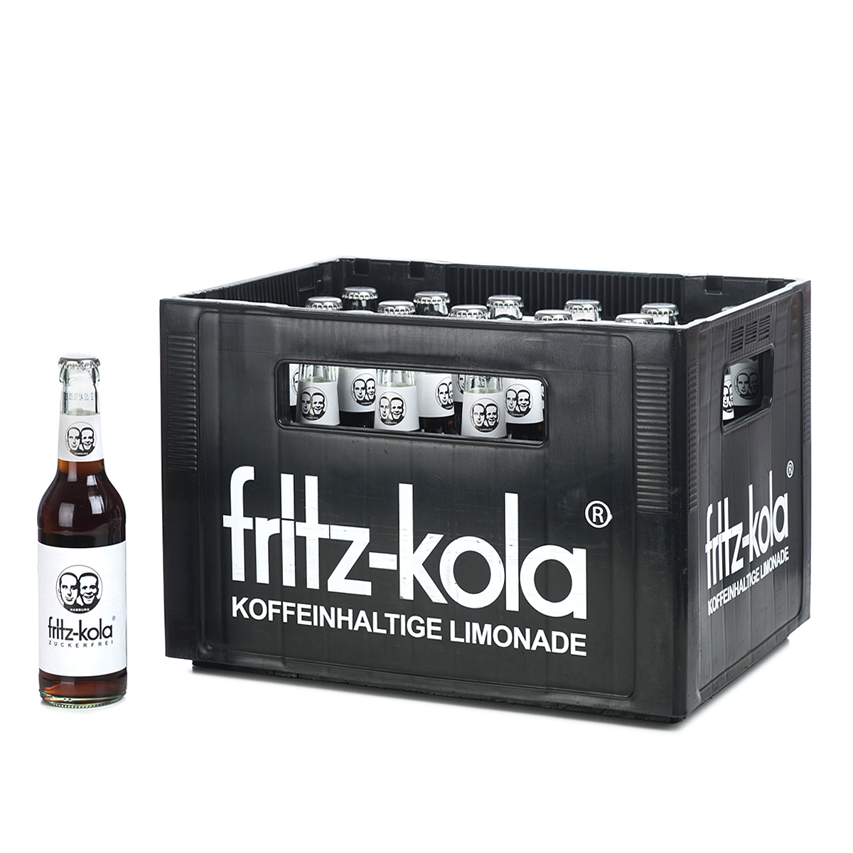 Fritz-kola ohne Zucker 24 x 0,33l | getraenkedienst.com
