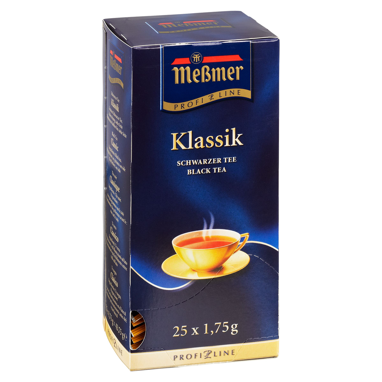 Meßmer Profi-Line Schwarzer Tee Klassik fein-aromatisch Packung ...