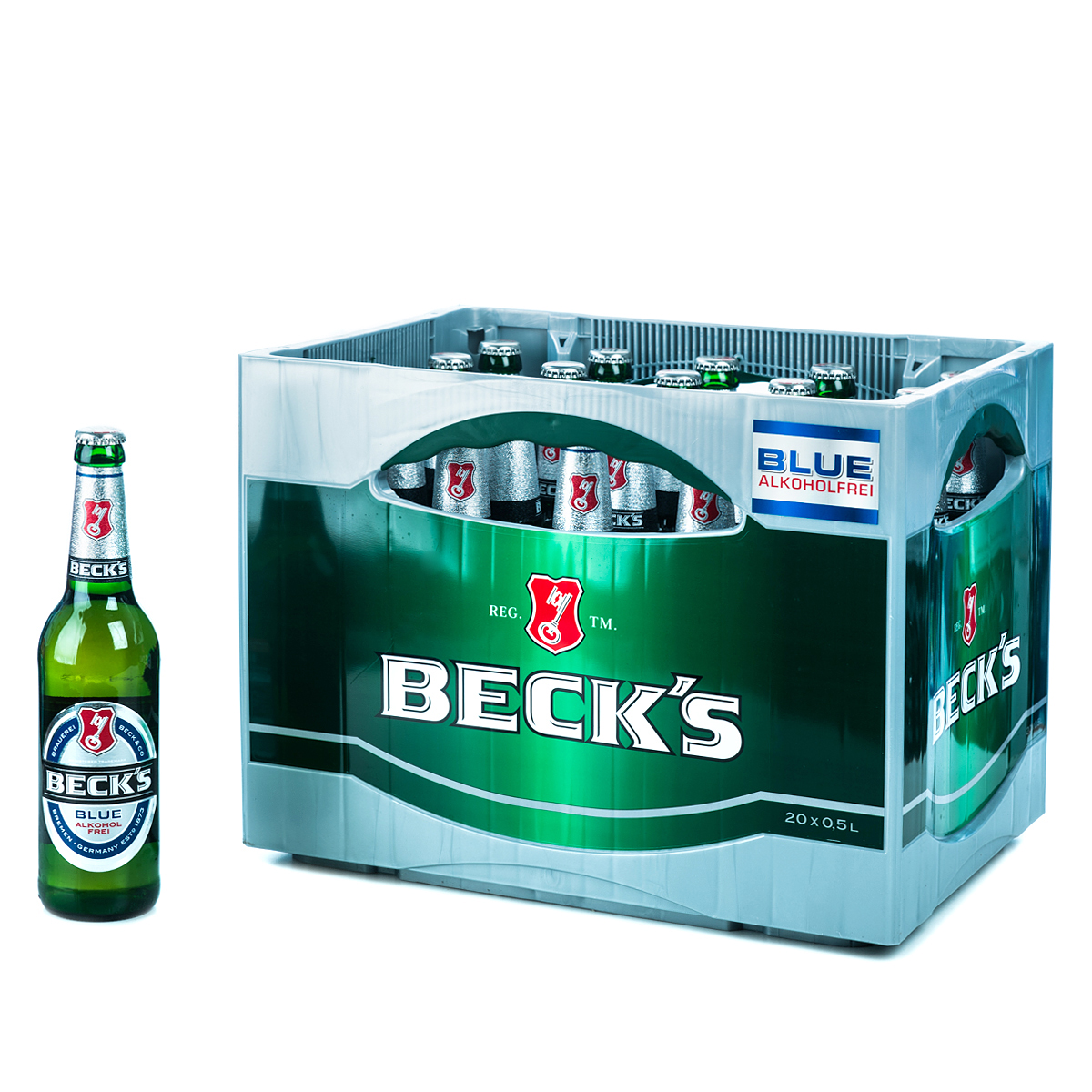 Becks Blue Alkoholfrei 20 x 0,5l online bestellen | getraenkedienst.com