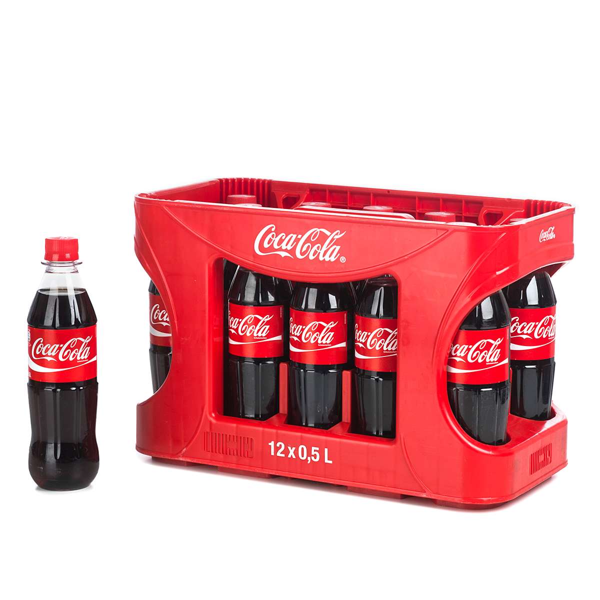 Coca-Cola 12 x 0,5l im Kasten online bestellen | getraenkedienst.com