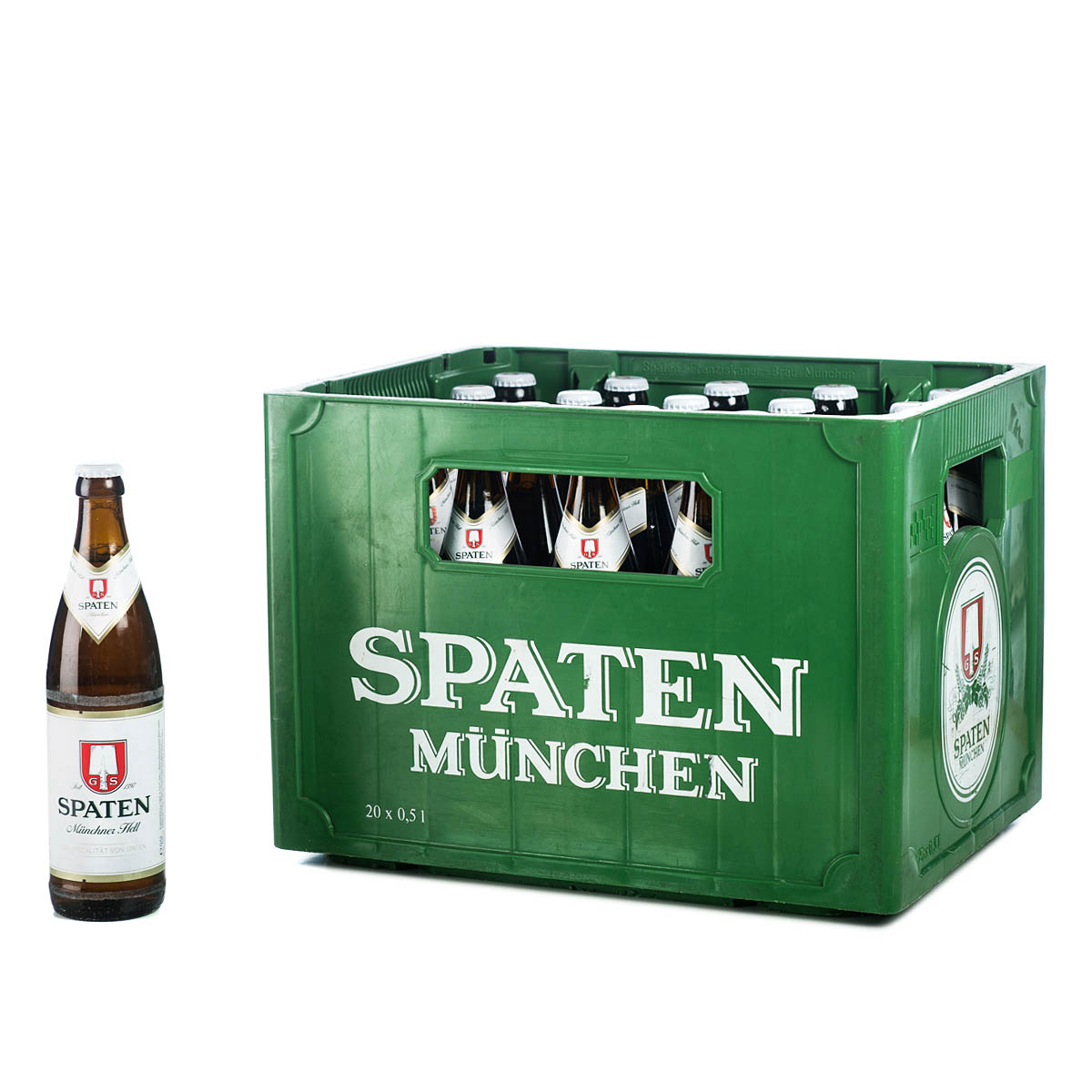 Spaten Münchner Hell 20 x 0,5l online bestellen | getraenkedienst.com
