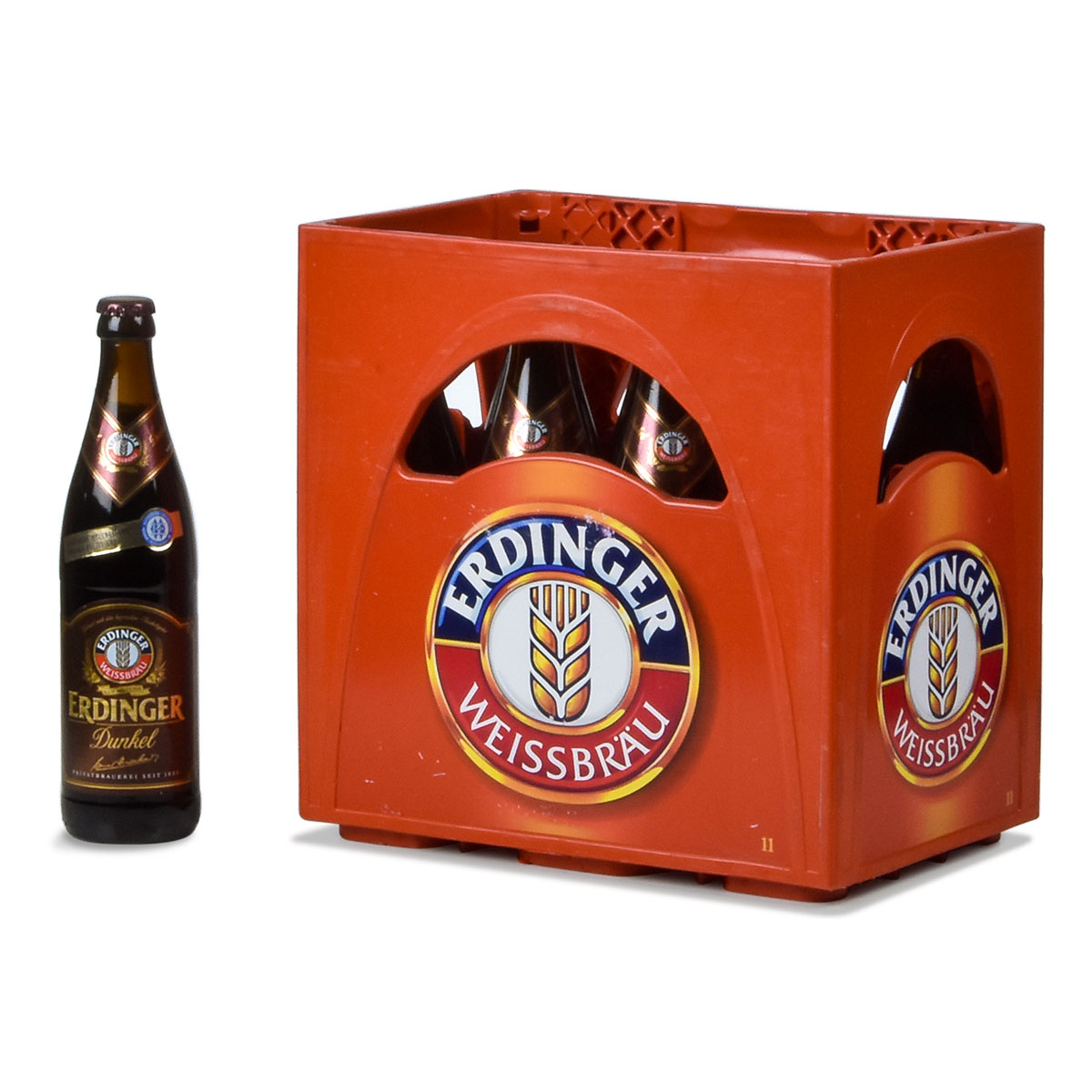 Erdinger Weißbier dunkel 11er 11 x 0,5l | getraenkedienst.com