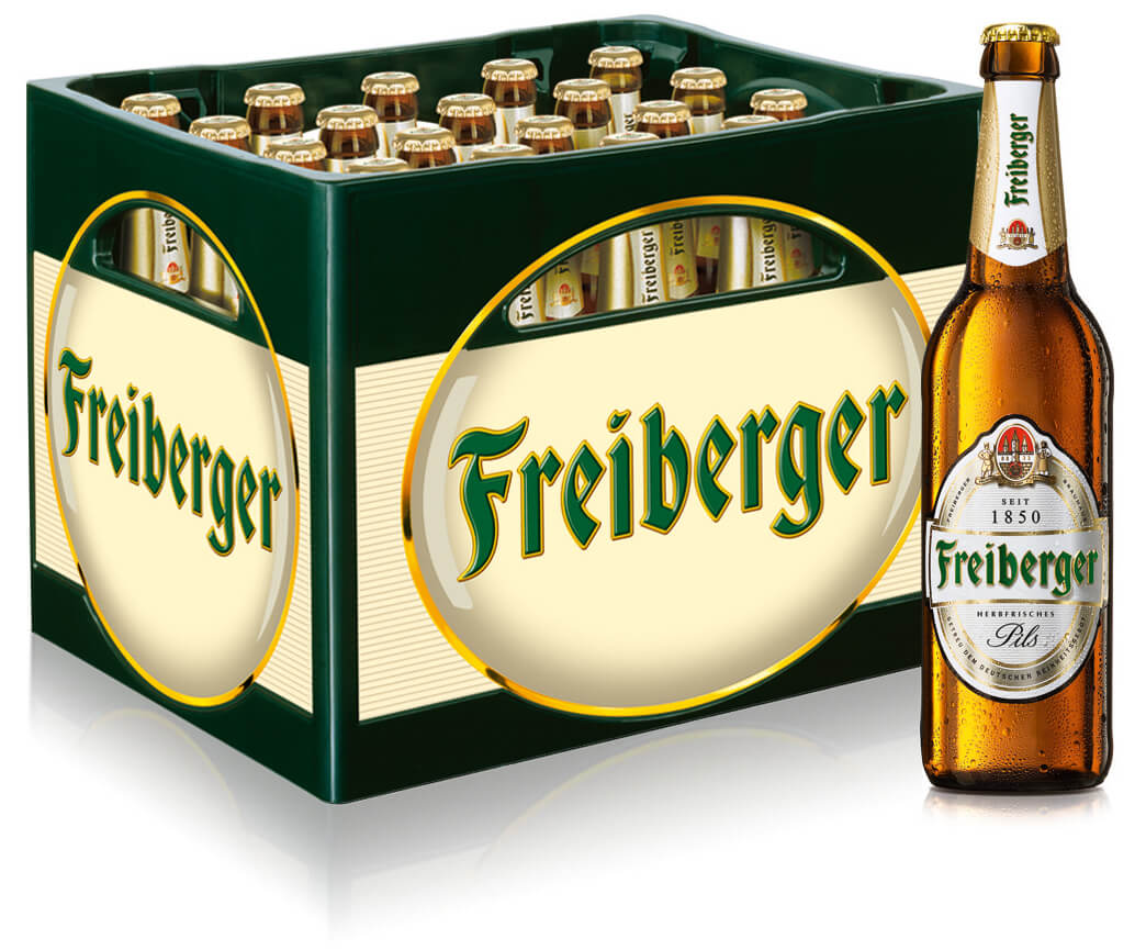 Freiberger Pils 20 x 0,5l online bestellen | getraenkedienst.com