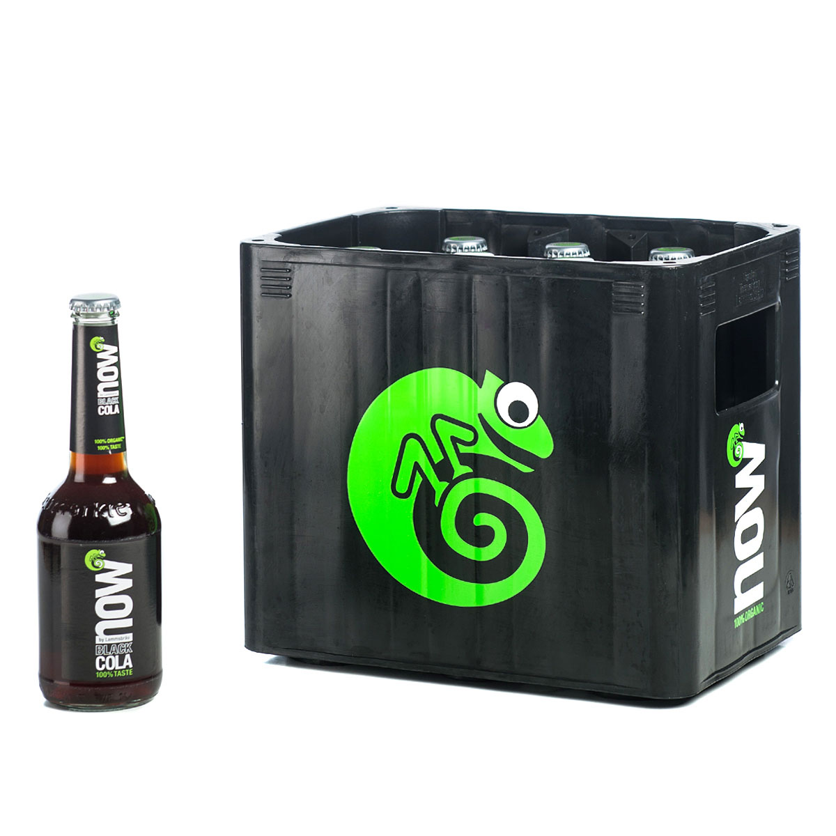 NOW Black Cola 10 x 0,33l online bestellen | getraenkedienst.com
