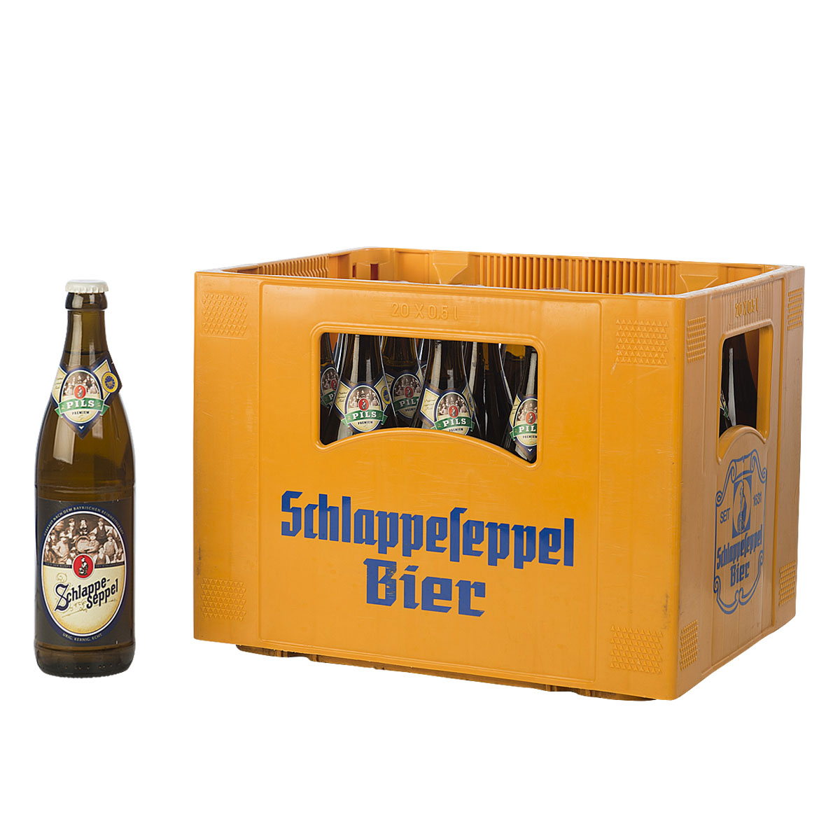 Schlappeseppel Pils 20 x 0,5l online bestellen | getraenkedienst.com