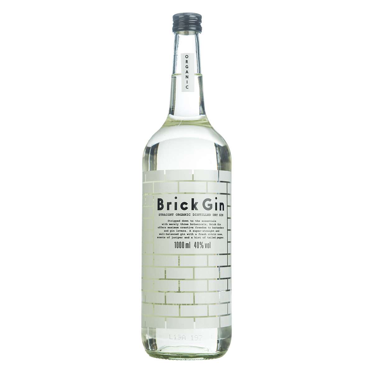 Brick Gin Bio 1l zur Lieferung online bestellen | getraenkedienst.com