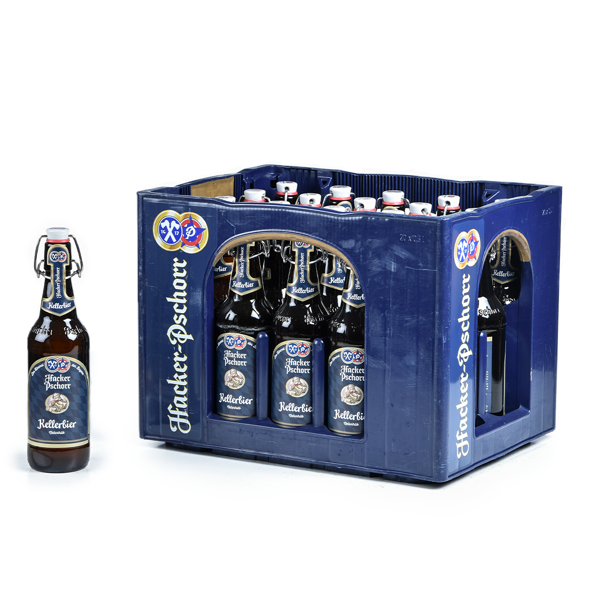 Hacker-Pschorr Kellerbier 20 x 0,5l | getraenkedienst.com