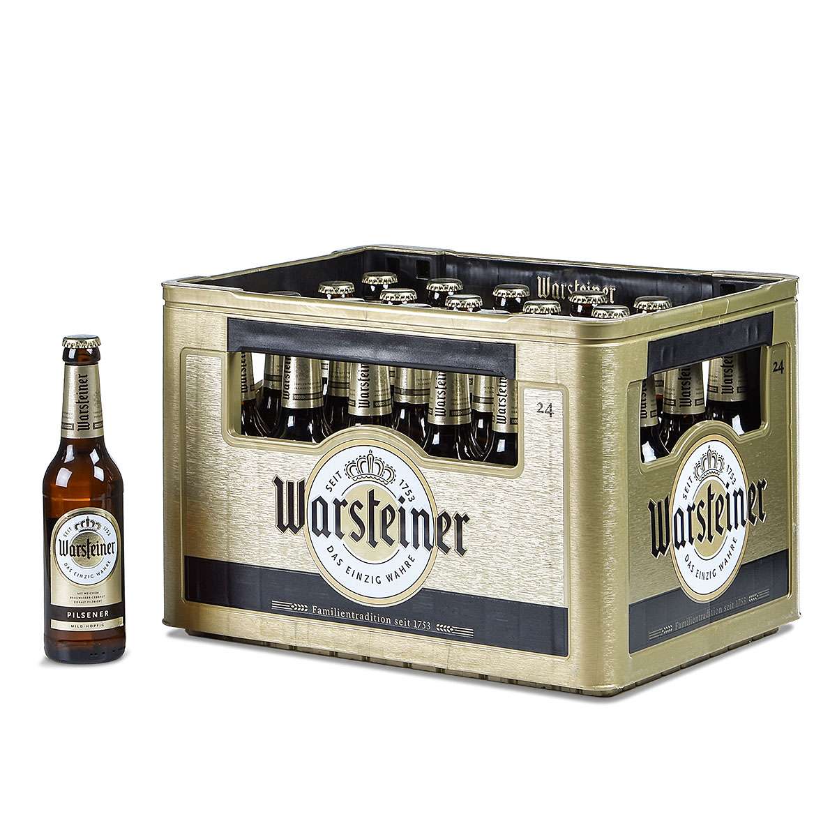 Warsteiner Pils 24 x 0,33l online bestellen | getraenkedienst.com