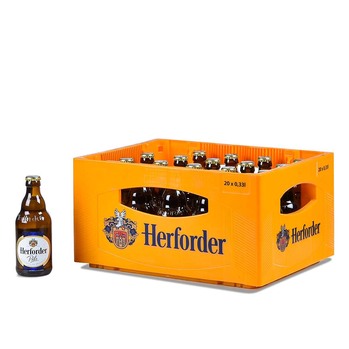 Herforder Pils 20 x 0,33l online bestellen | getraenkedienst.com