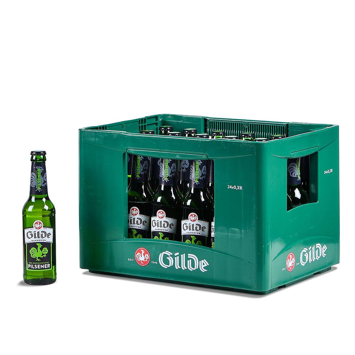 Gilde Pils 24 x 0,33l online bestellen | getraenkedienst.com