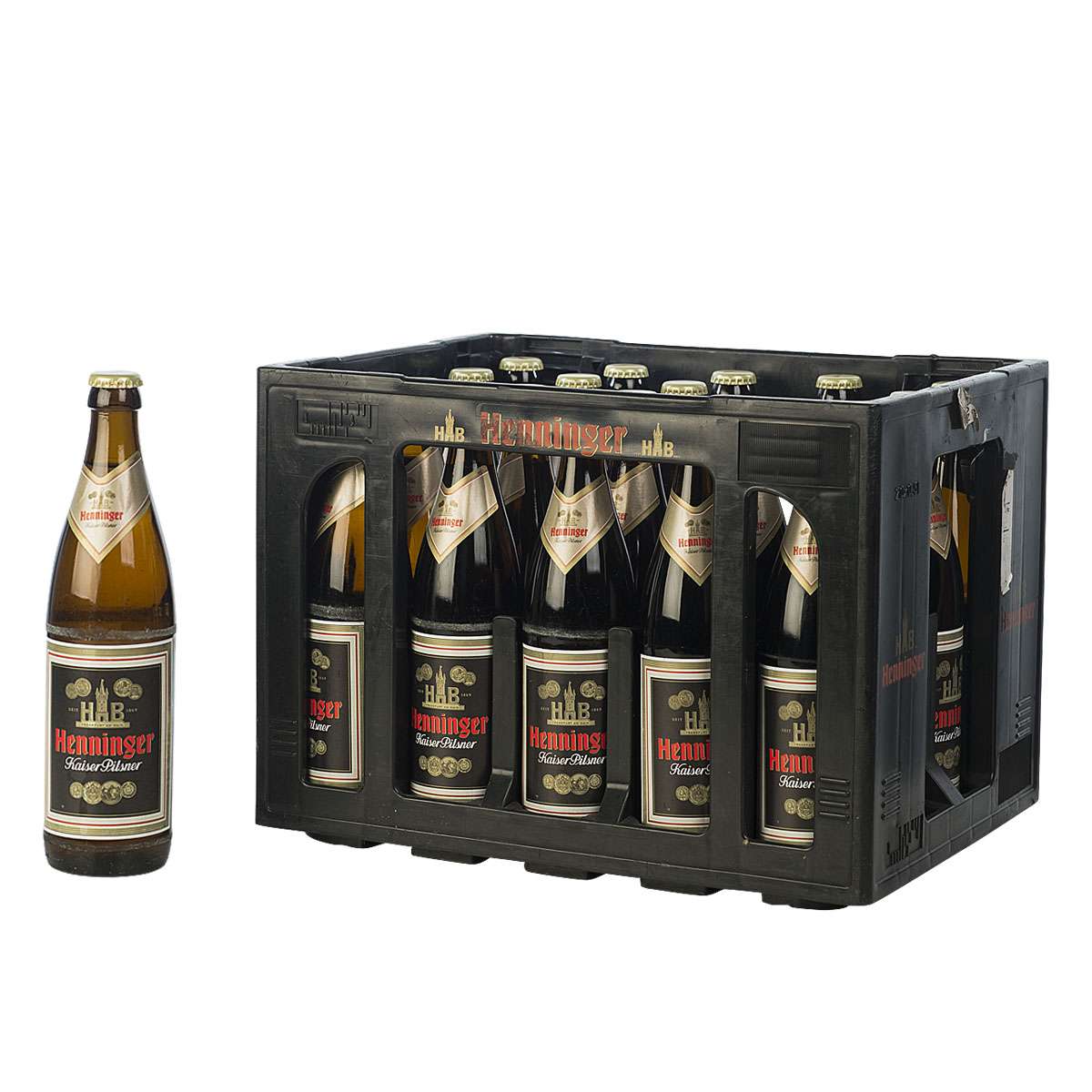 Henninger Kaiser Pils 20 x 0,5l online bestellen | getraenkedienst.com