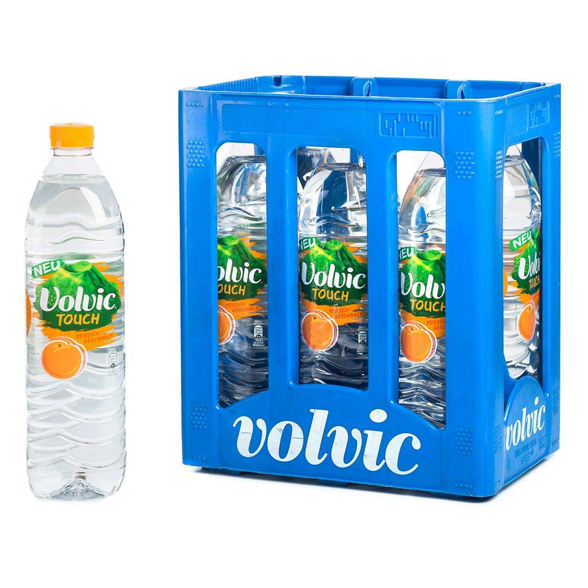 Volvic Touch Pfirsich 6 x 1,5l online bestellen | getraenkedienst.com