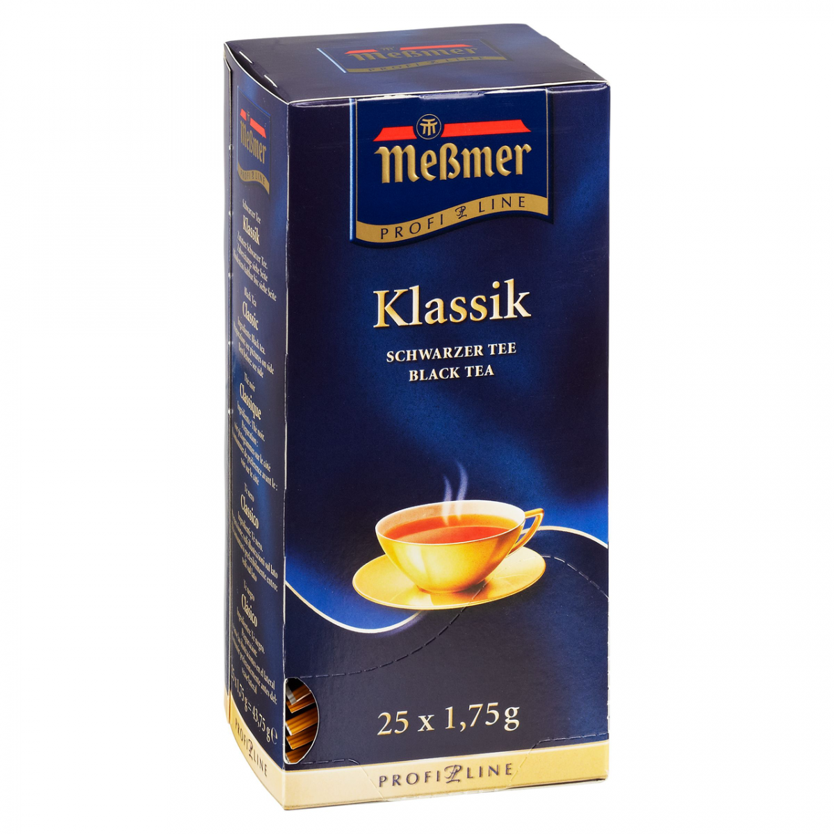 Meßmer Profi-Line Schwarzer Tee Klassik fein-aromatisch Packung ...