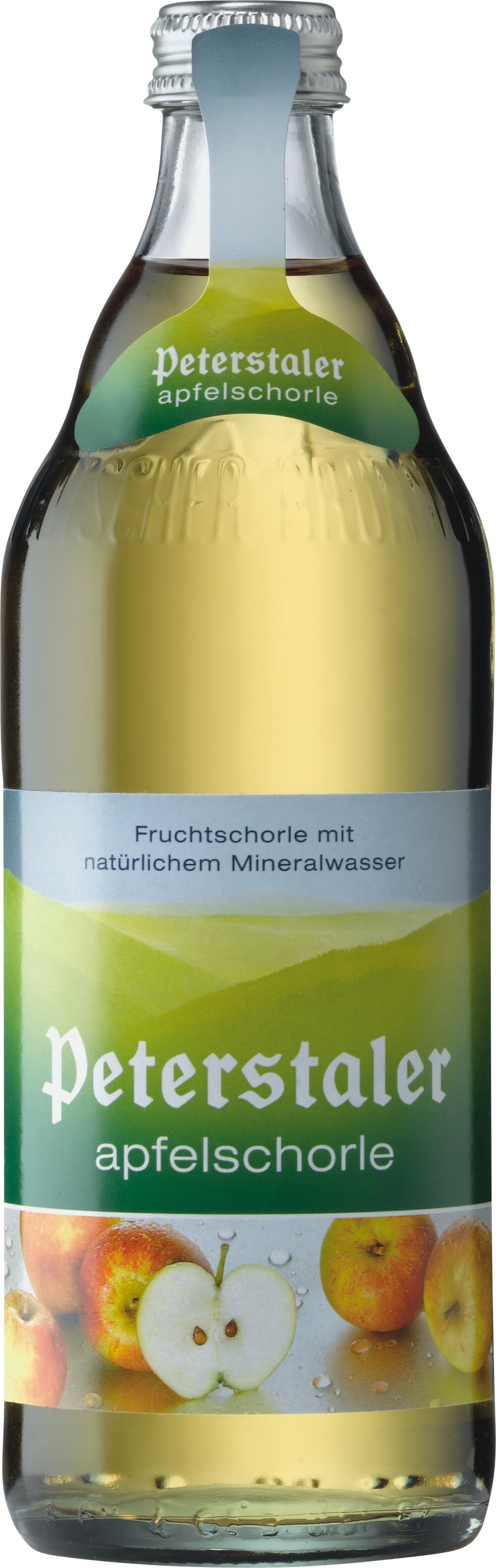 Peterstaler Apfelschorle 12 x 0,5l | getraenkedienst.com
