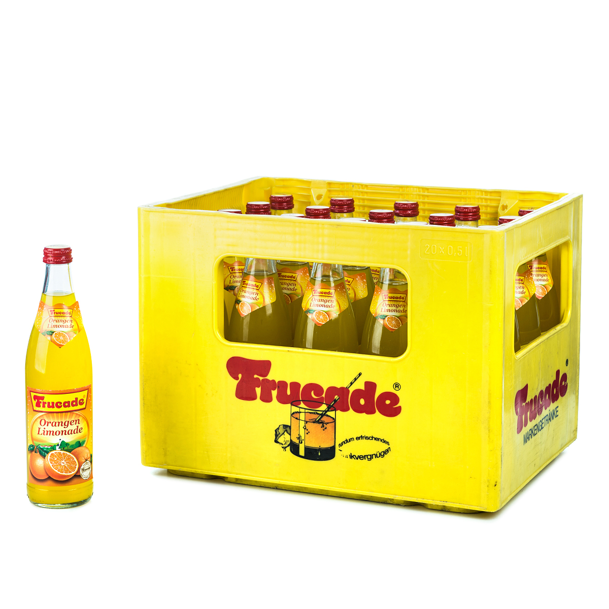 Frucade Orange 20 x 0,5l online bestellen | getraenkedienst.com