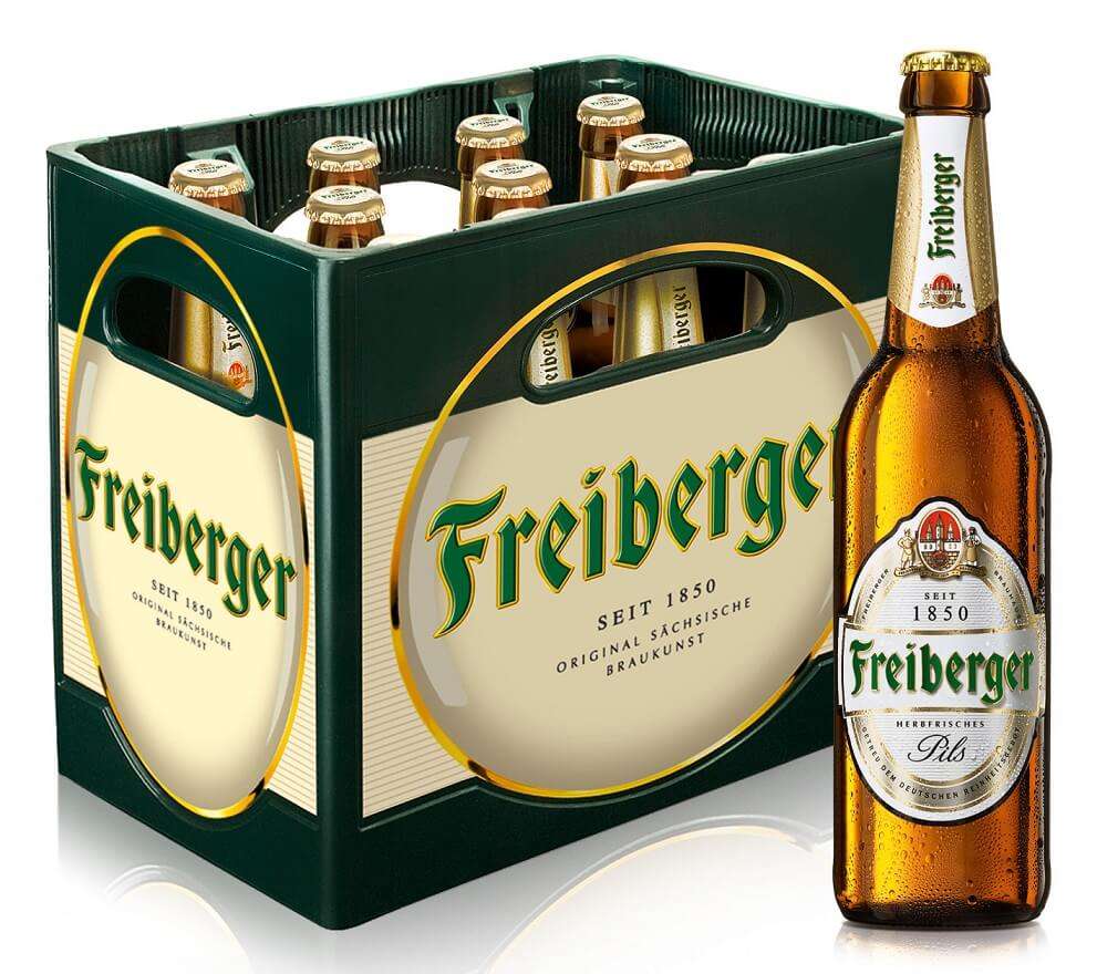 Freiberger Pils 11 x 0,5l online bestellen | getraenkedienst.com