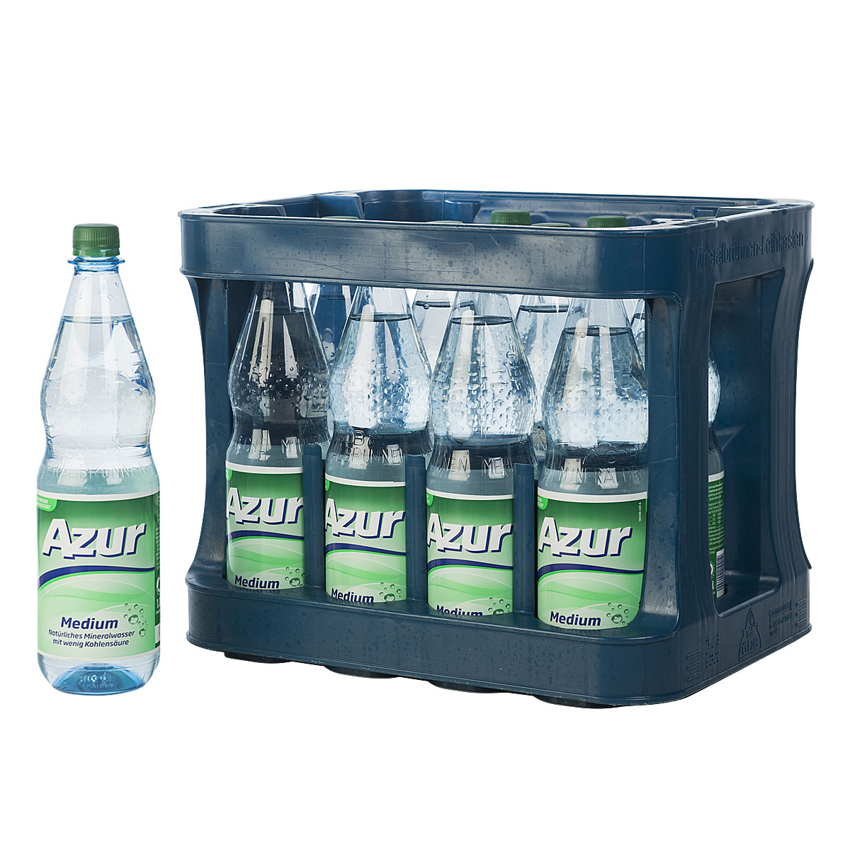 Azur Medium 12 x 1l online bestellen | getraenkedienst.com
